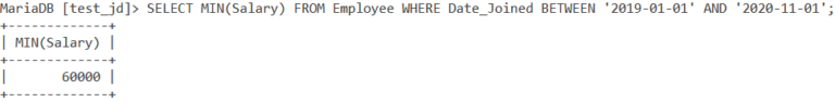 Mysql Aggregate Functions Min And Max Mysqlcode