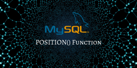 MySQL POSITION() - Find the position of a substring in a string in MySQL - MySQLCode