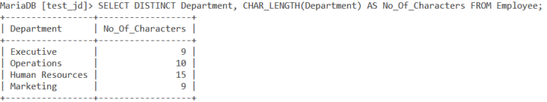 Mysql Charlength How To Find The Number Of Characters In A String Mysqlcode