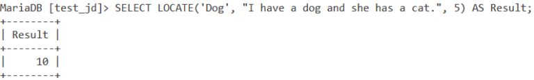 Mysql Locate Find Substrings In A String With Mysql Mysqlcode