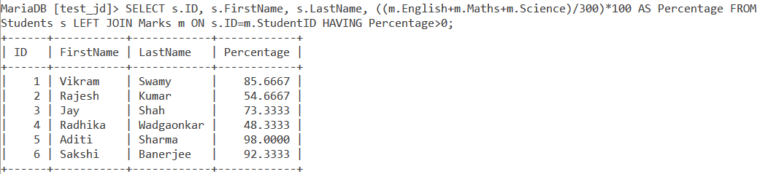 Mysql Left Join Explained With Easy Examples Mysqlcode
