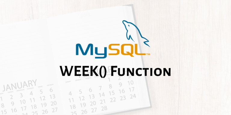 Mysql Week Find The Week Number From Date In Mysql Mysqlcode