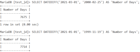 MySQL DATEDIFF() - Find the Difference Between the Dates in MySQL ...