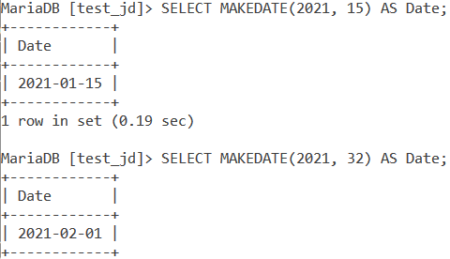 MySQL MAKEDATE() - Find Date From Day Number in MySQL - MySQLCode