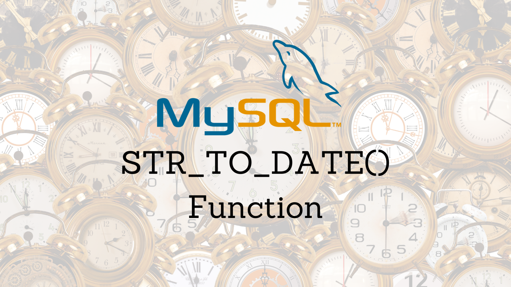 MySQL STR_TO_DATE() - Convert Date String to MySQL Date - MySQLCode