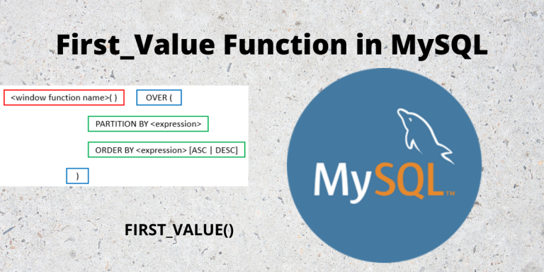 MySQL First Value Function Beginner s Guide MySQLCode