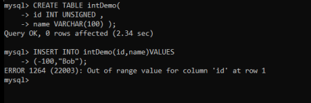 MySQL INT Datatype - MySQLCode