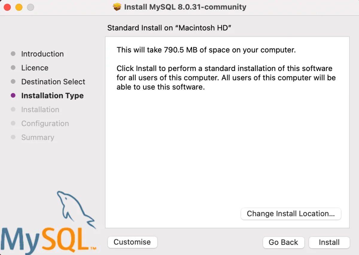 How To Install Mysql On Macos Mysqlcode