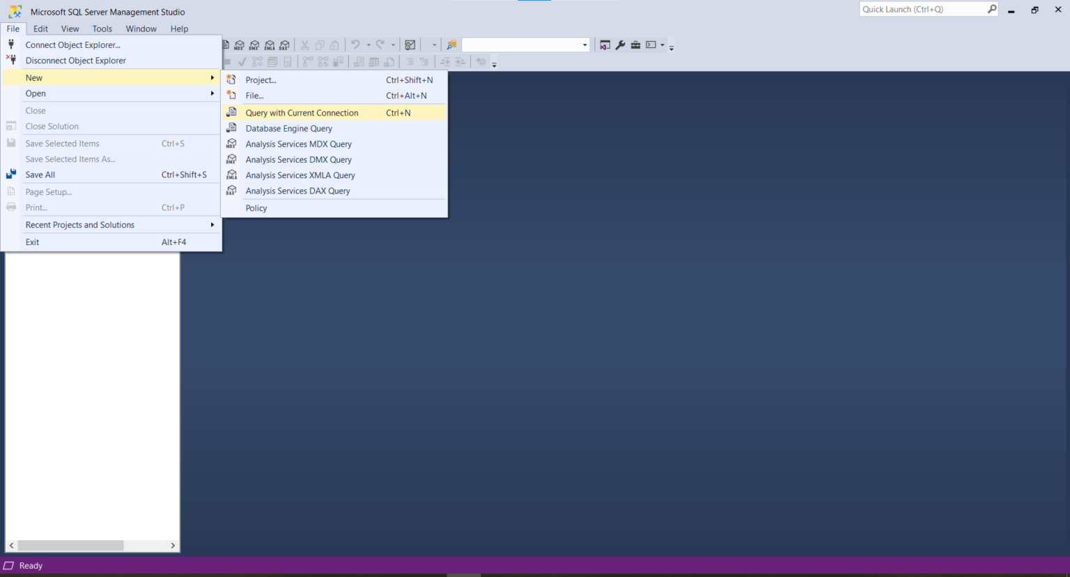 Connect To Server In Sql Server Using Ssms Mysqlcode