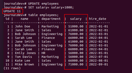 PostgreSQL UPDATE: Introduction, Syntax & Examples - MySQLCode