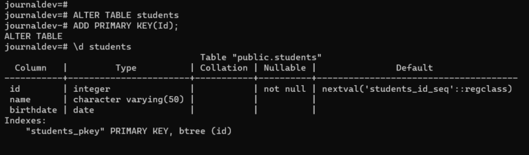 PostgreSQL Primary Key Constraint (With Examples) - MySQLCode PostgreSQL Primary Key Constraint (With Examples) - MySQLCode