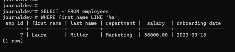 Postgresql Like Operator Query Data Using Pattern Matching Mysqlcode