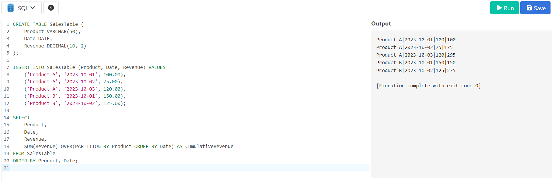 Introduction To The Over Clause In Sql Mysqlcode