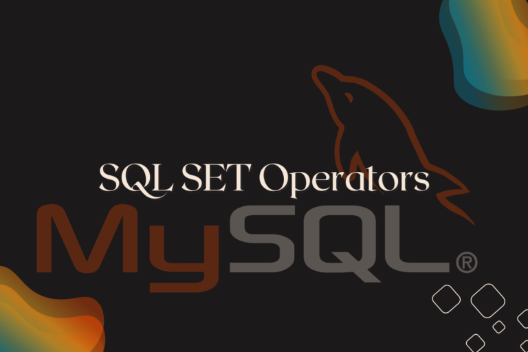 Set Operators In Sql With Types Mysqlcode