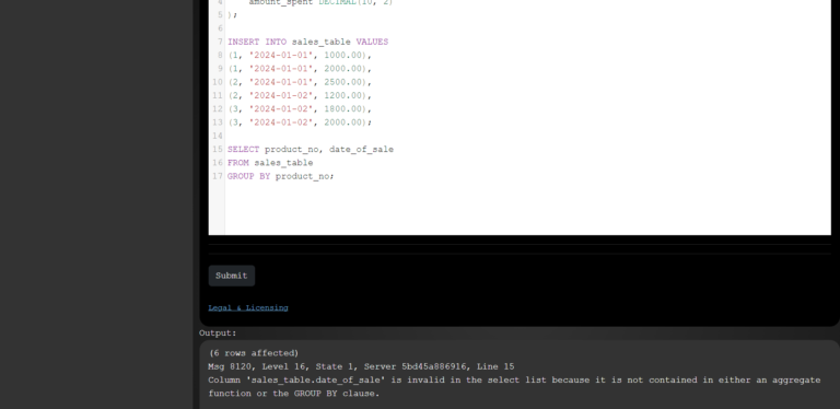 Common Group By Error In Sql A Troubleshooting Guide Mysqlcode