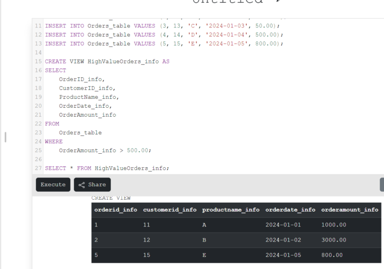 Difference Between Cte And View In Sql Mysqlcode