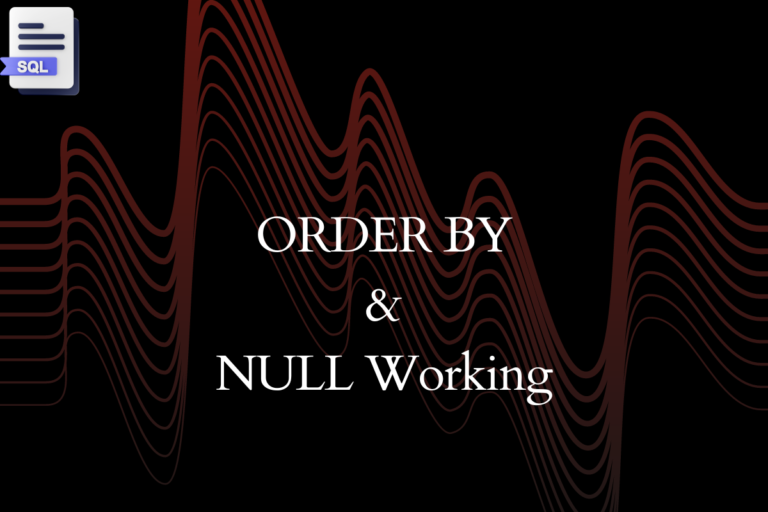 Handle Null When Working With Order By Clause In Sql Mysqlcode