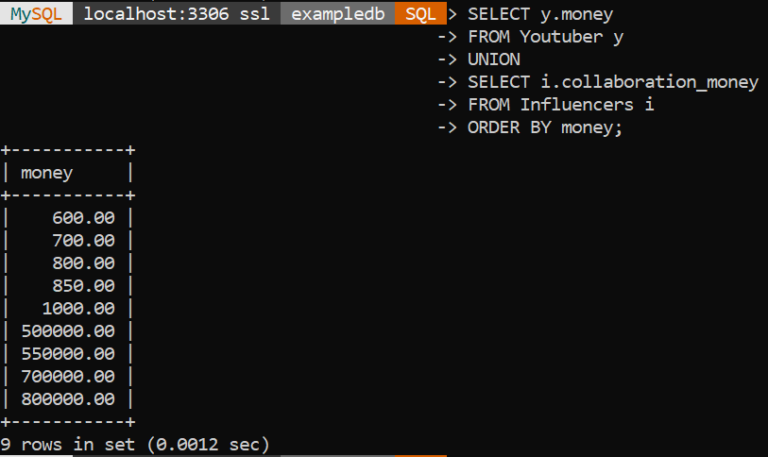 How To Combine Two Tables Without A Common Column Mysqlcode 3399
